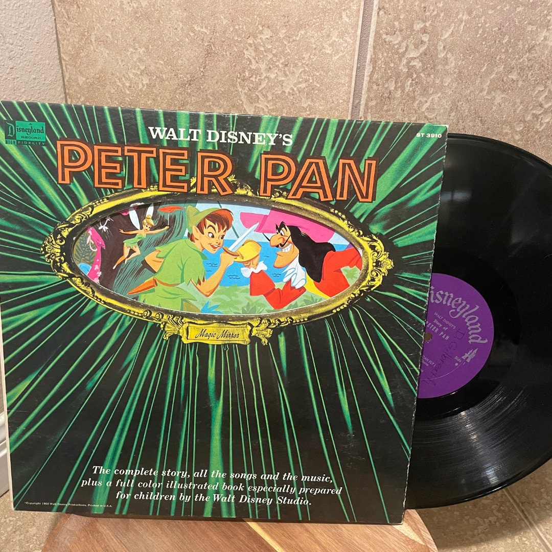 Peter Pan Storybook Disneyland Record - Etsy