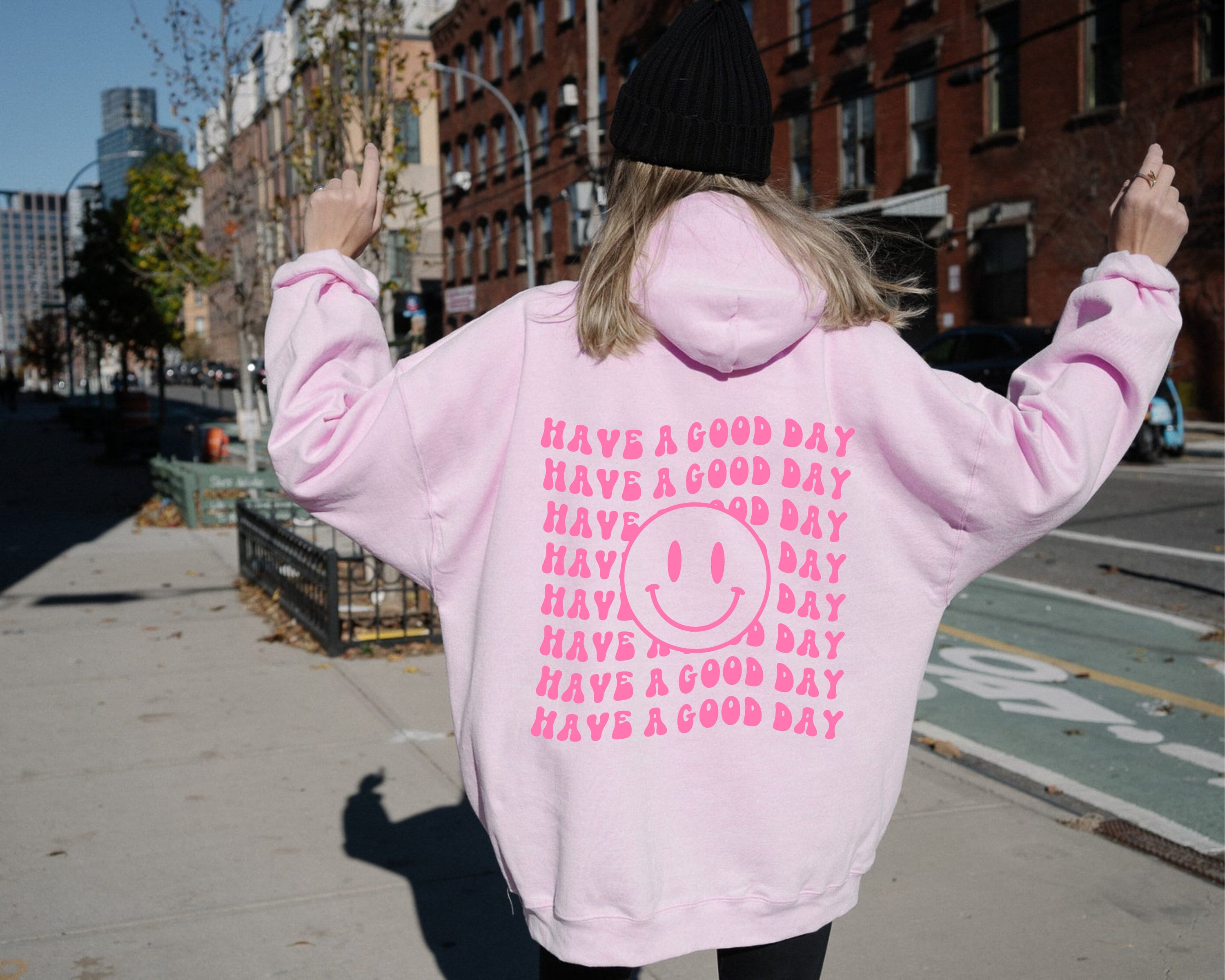 Have A Good Day Hoodie | Oversized Retro Preppy Groovy Y2k Have A Good Day Hoodie | Oversized Retro Preppy Groovy Y2k