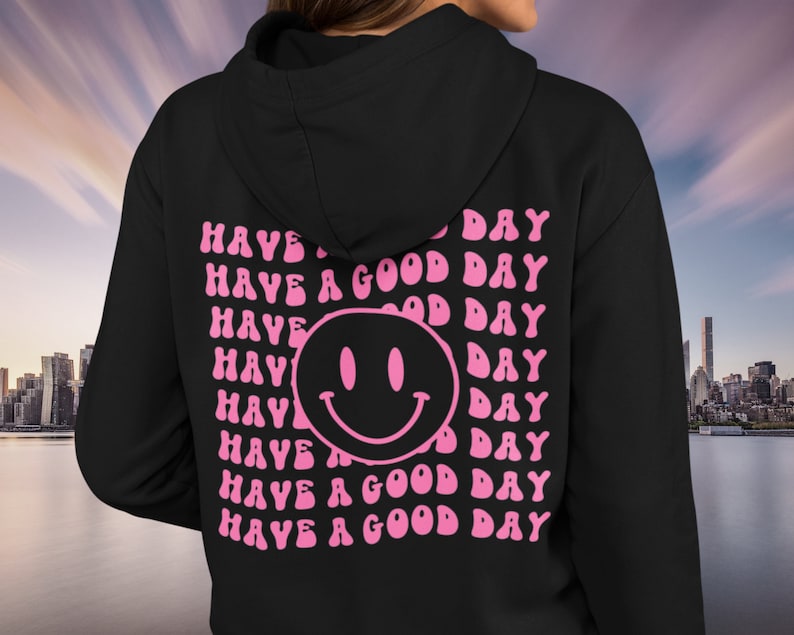 Have A Good Day Hoodie | Oversized Retro Preppy Groovy Y2k Women ...