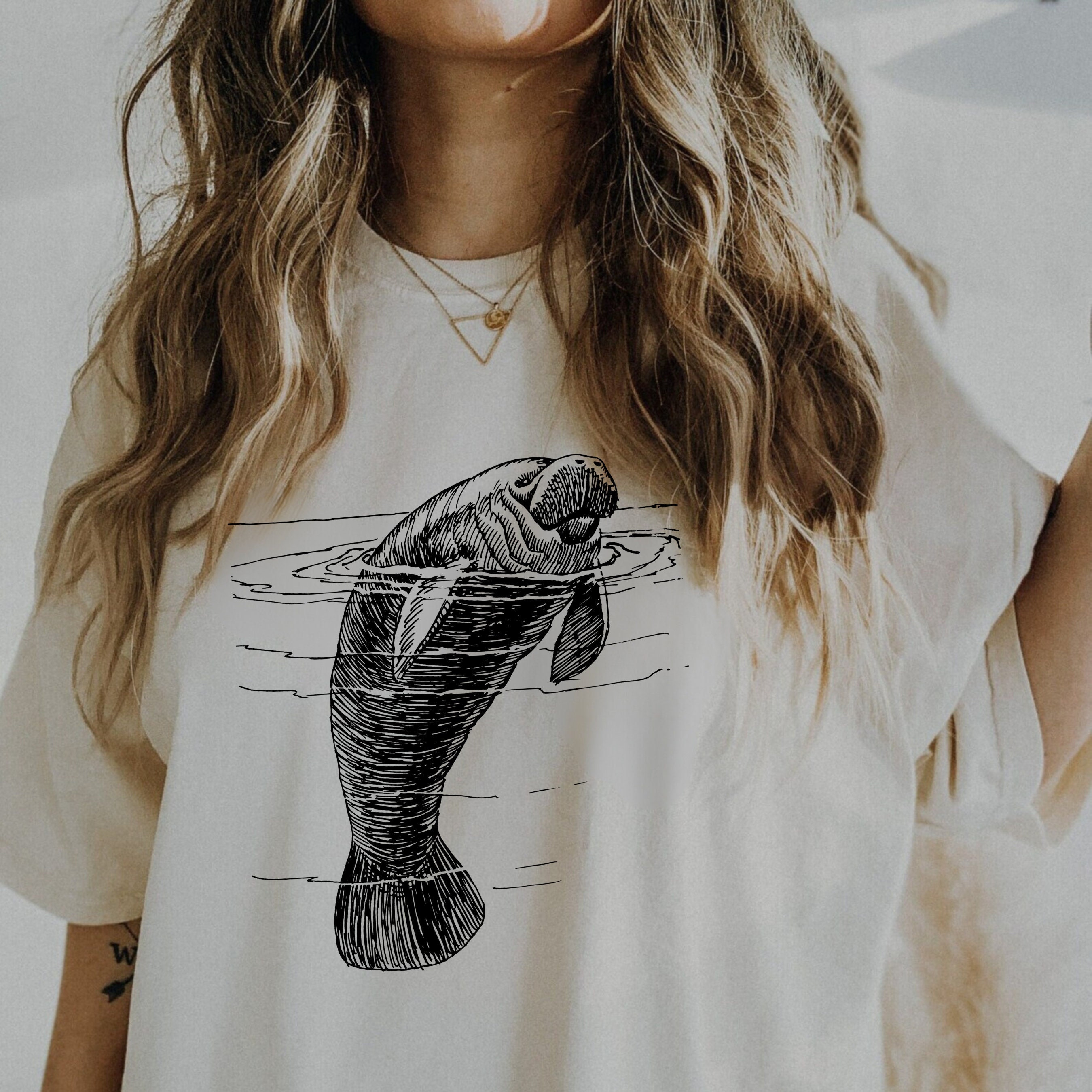 Manatee Shirt, Manatee T-shirt, Comfort Colors Shirt, Marine Biology ...