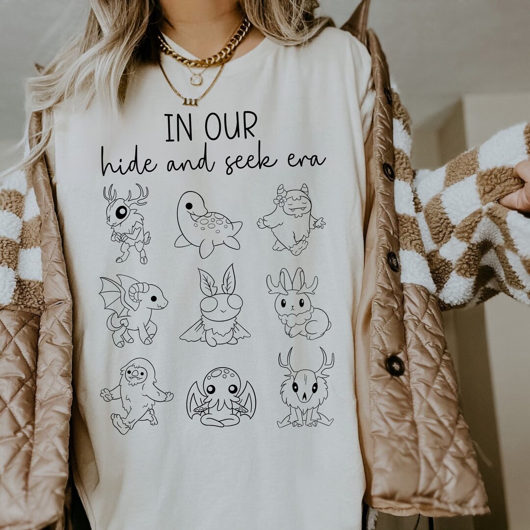 Cryptid Shirt, Cryptids Shirt, Cryptidcore T-shirt Cryptozoology Shirt ...