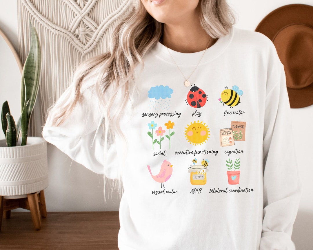 Occupational Therapy Sweatshirt Spring Easter Therapy Gift Floral ...