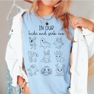 Cryptid Shirt, Cryptids Shirt, Cryptidcore T-shirt Cryptozoology Shirt ...