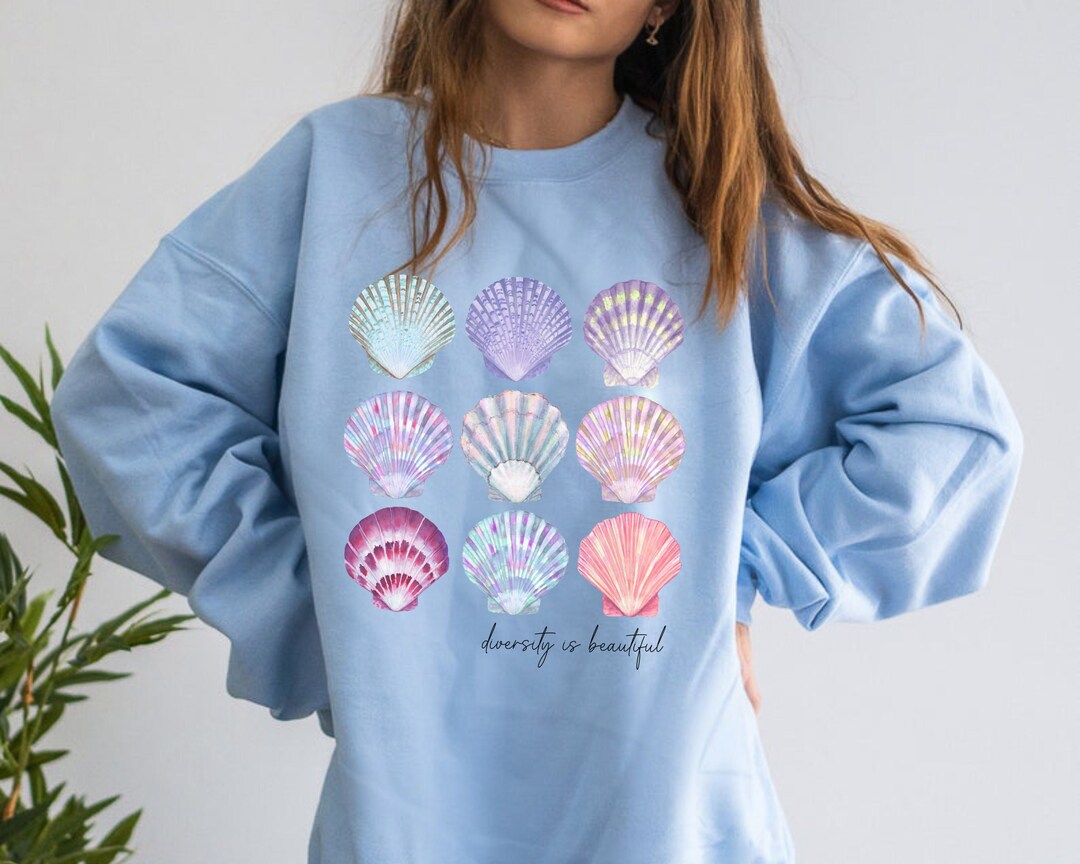 Diversity is Beautiful Sweatshirt, Mermaidcore Tee Crustaceancore ...