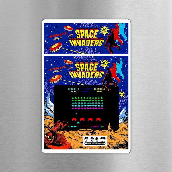 Space Invaders Marquee - Etsy