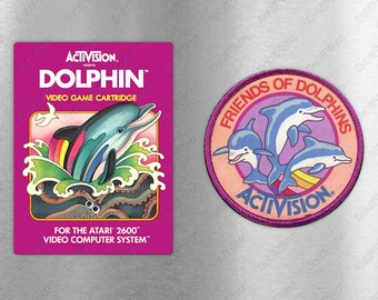 Dolphin Atari 2600 Custom Box - Etsy