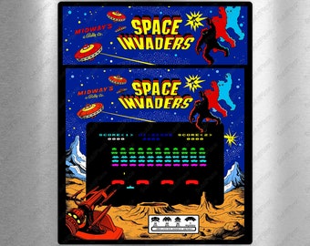 Space Invaders Marquee - Etsy