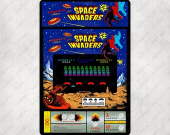 Space Invaders Marquee - Etsy