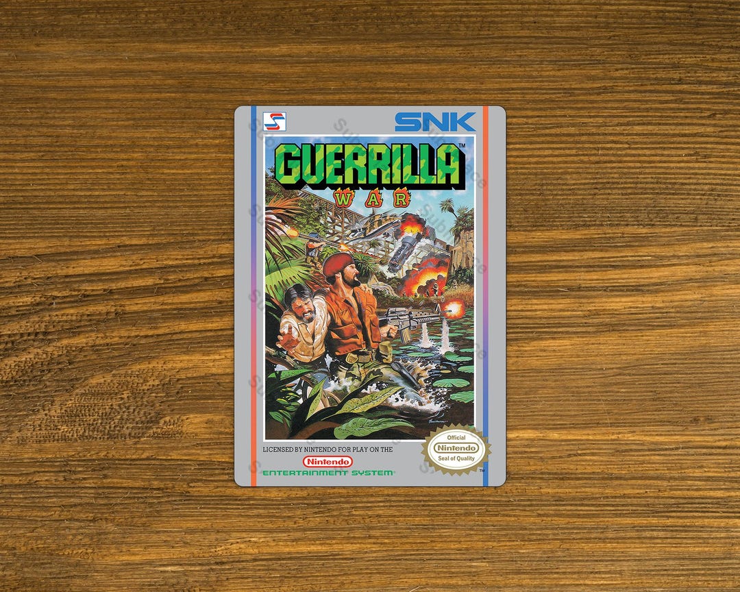 Guerilla War NES Box Cover Video Game Image on Fridge Magnet 2.5"x3.5 ...