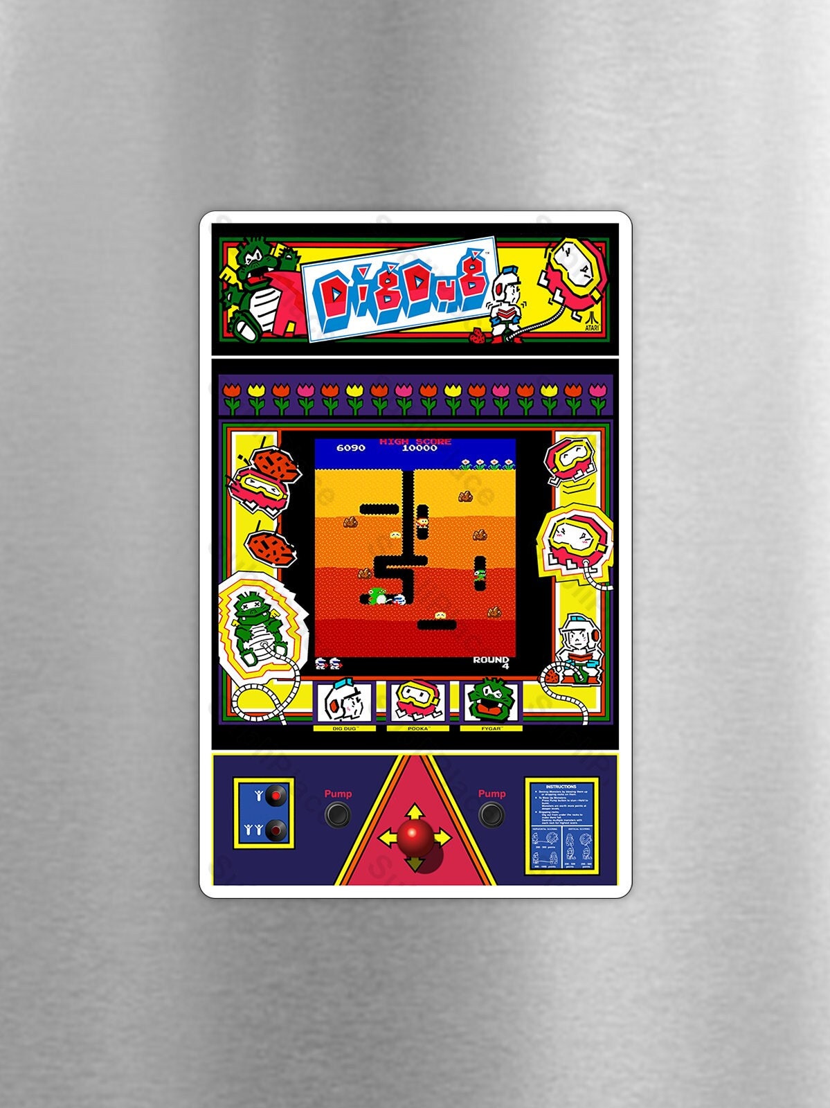 Dig Dug Arcade Game
