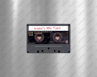 Cassette Tape Name Plate - Etsy