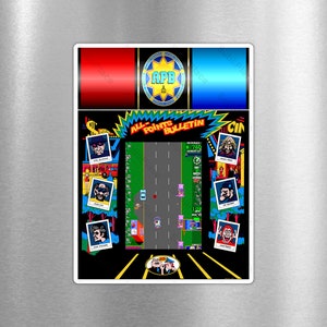 APB All Points Bulletin Arcade Game Fridge Magnet 3"x4" Metal Plate ...