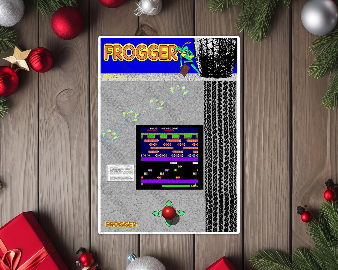 Frogger Arcade Game Marquee, Bezel, Screenshot & Control Panel Image on ...
