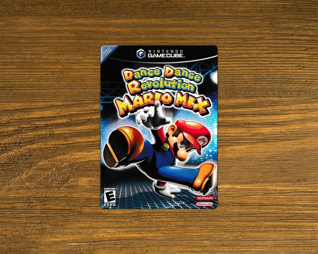 Dance Dance Revolution Mario Mix Nintendo Gamecube Box Cover Video Game ...