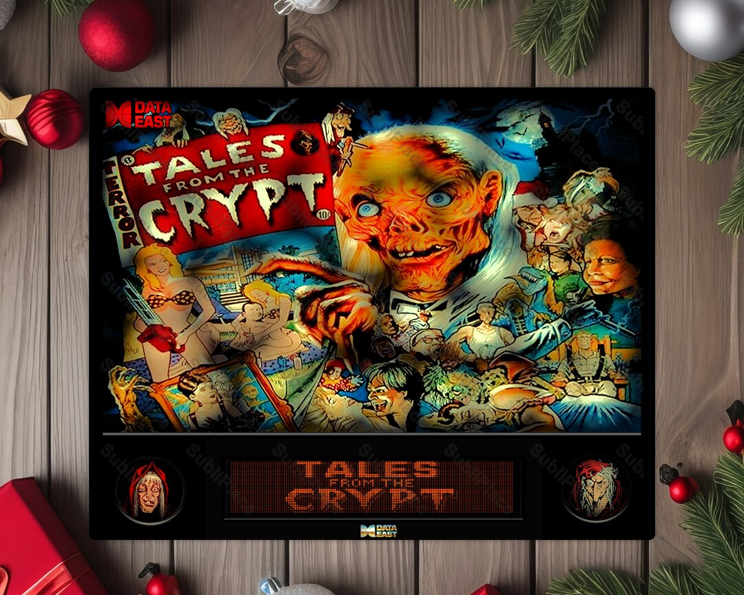 Tales From the Crypt Pinball Arcade Game Backglass Image on a 8x10 ...