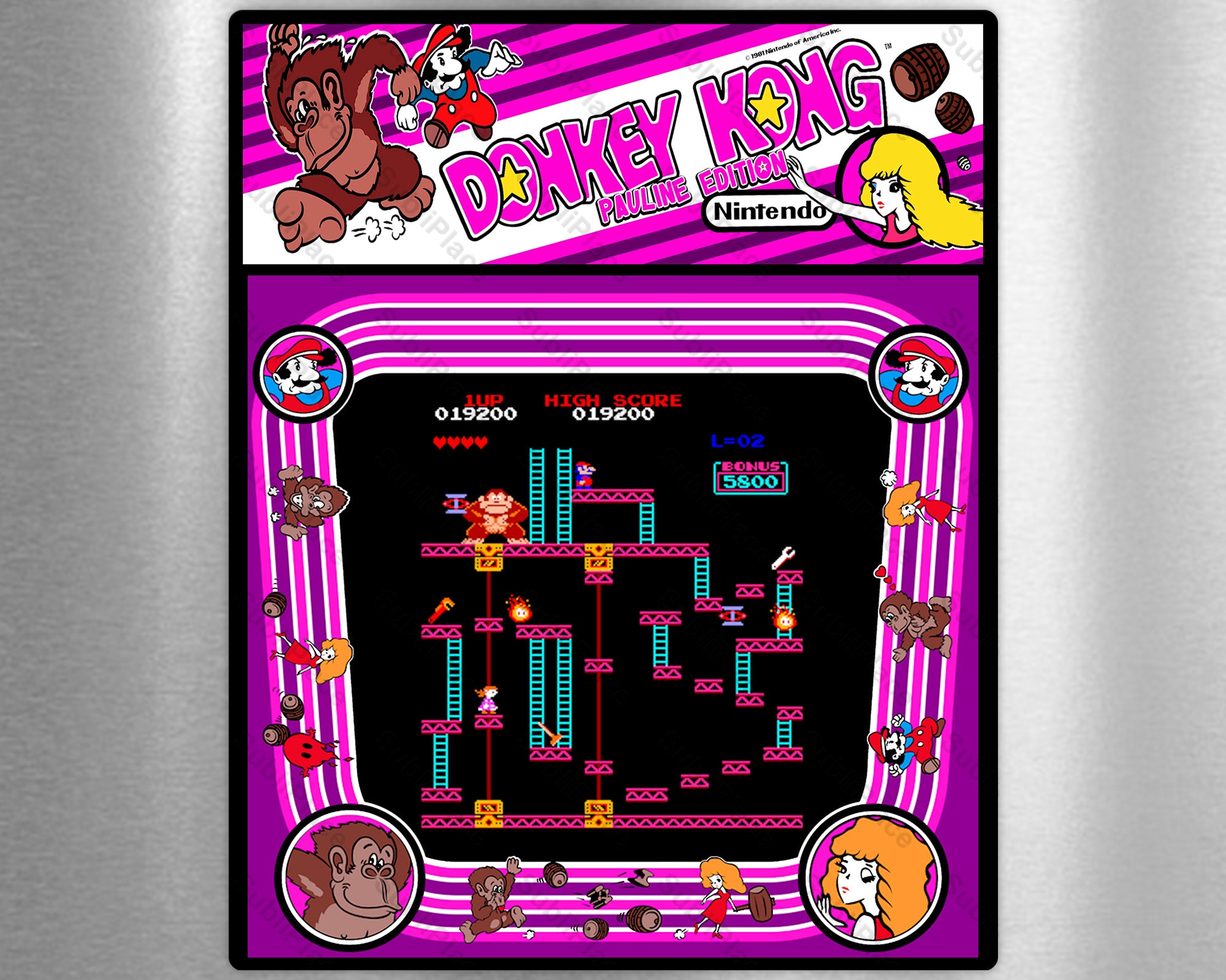 Donkey Kong Arcade Game Characters