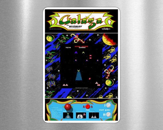 Galaga Arcade Marquee