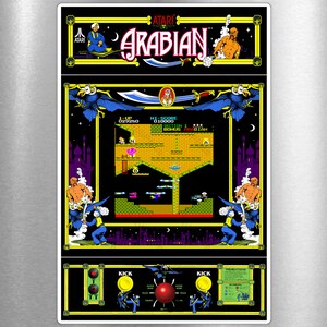 Arabian Arcade Game Marquee, Bezel, Screenshot & Control Panel Image on ...