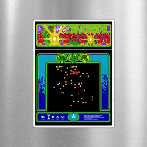 Centipede Arcade Game Fridge Magnet 3" X 4" Metal Plate - Marquee ...