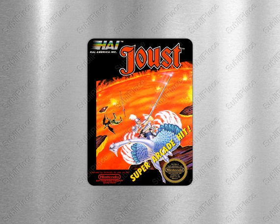 Joust NES Box Cover Video Game Fridge Magnet - Etsy