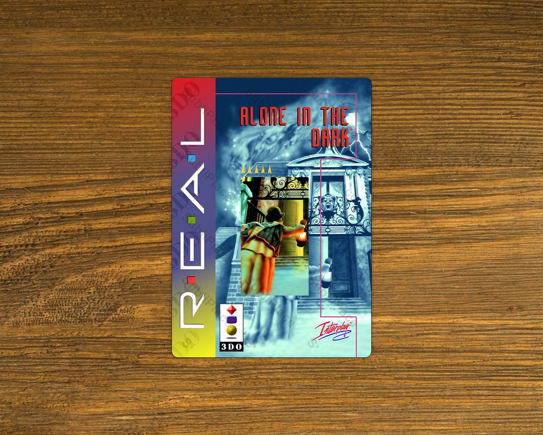 3DO Alone in the Dark Box Cover Video Game Image on a Fridge Magnet 2.5 ...