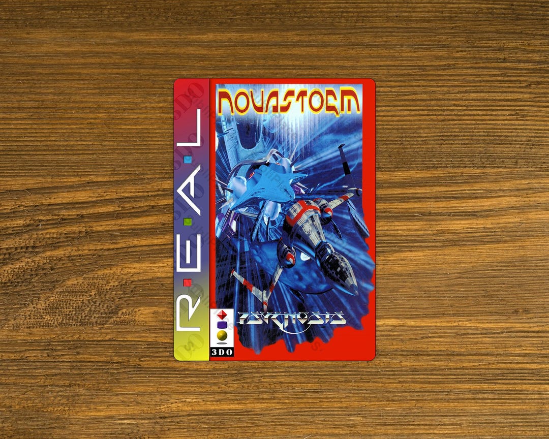 3DO Novastorm Box Cover Video Game Image on a Fridge Magnet 2.5"x3.5 ...