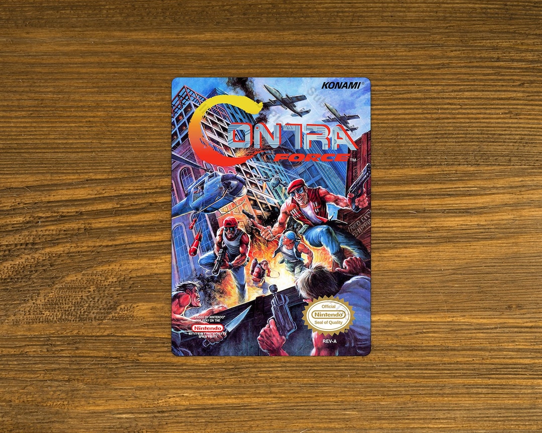 Contra Force NES Box Cover Video Game Image on Fridge Magnet 2.5"x3.5 ...