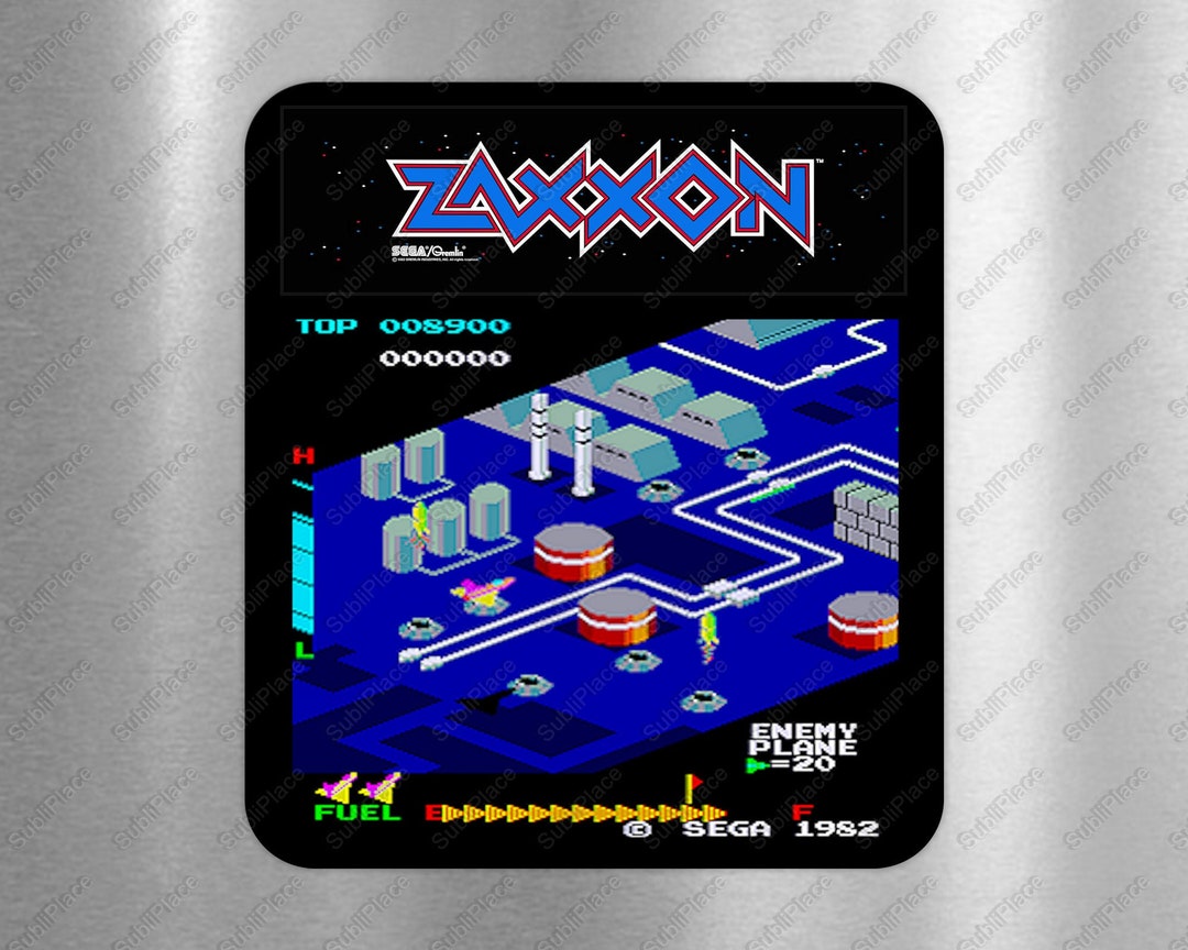 Zaxxon Arcade Game Large Fridge Magnet 4x4.5 Metal - Etsy