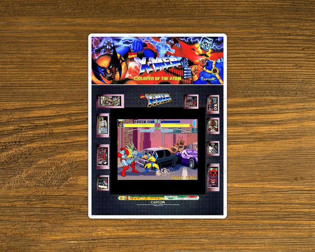 X-men Children of the Atom Arcade Game Fridge Magnet 3" X 4" Metal ...