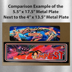 Gate of Doom Arcade Game Marquee Image on a 4"x13.5" Metal Plate - High ...