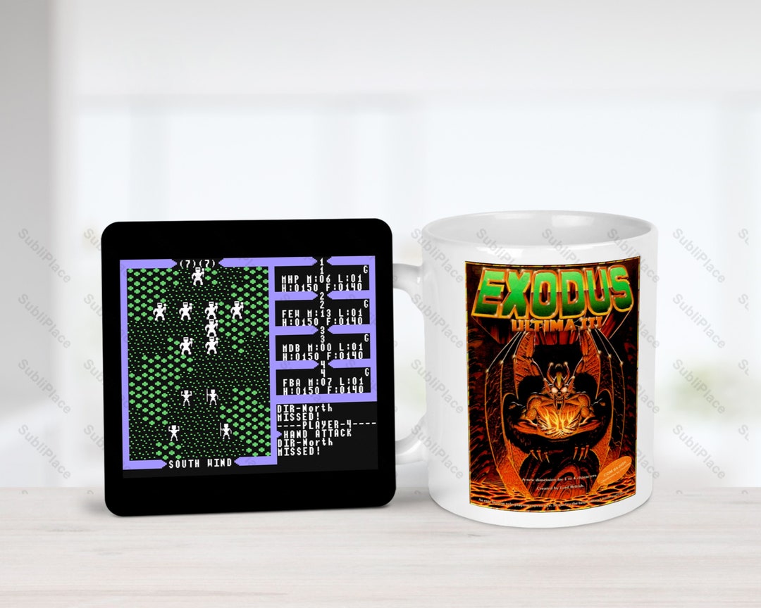 Commodore 64 Ultima Exodus 3 Computer Video Game 11 Oz Coffee Mug ...