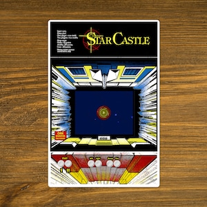 Star Castle Arcade Game Marquee, Bezel, Screenshot & Control Panel ...