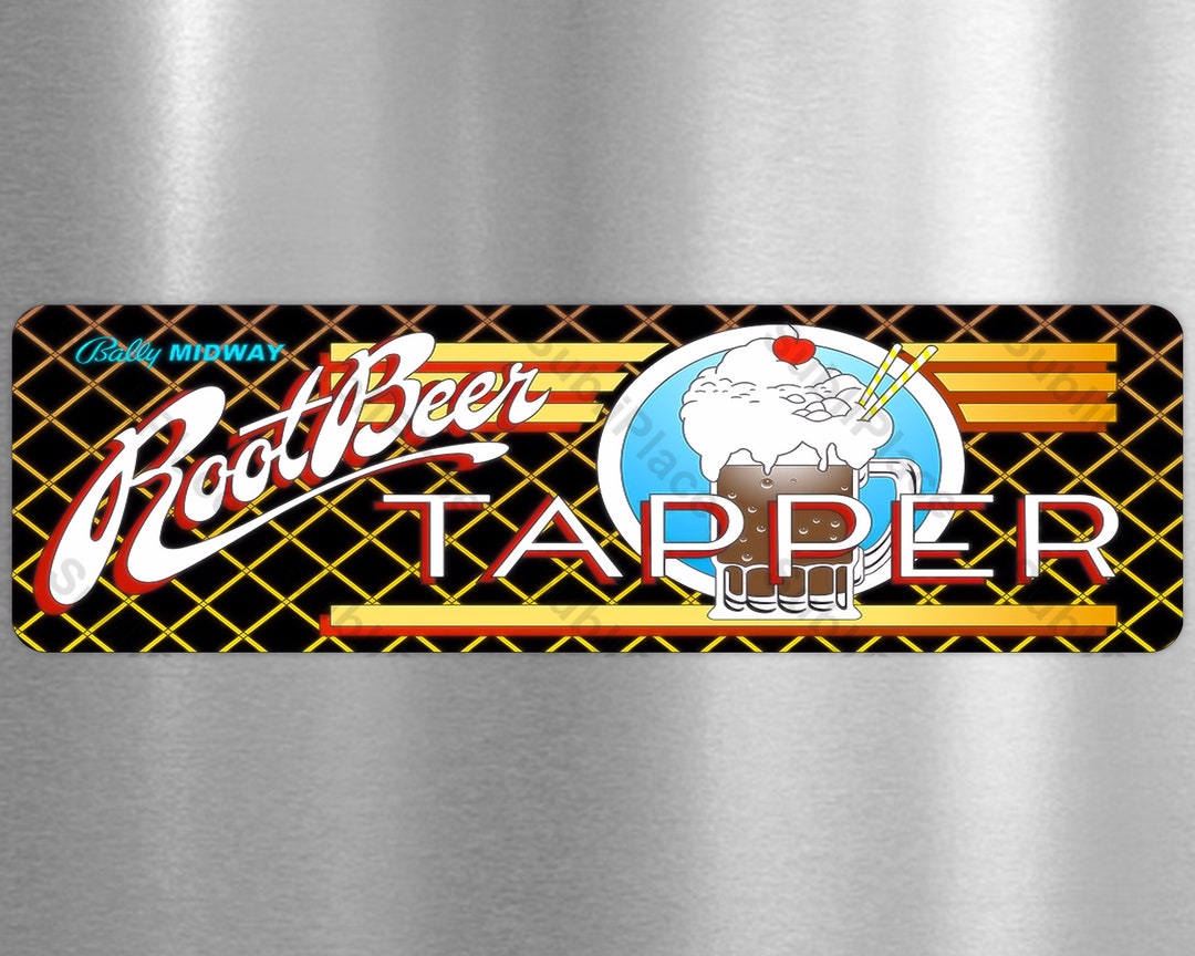 Root Beer Tapper Arcade Game Marquee 4x13.5 Metal - Etsy