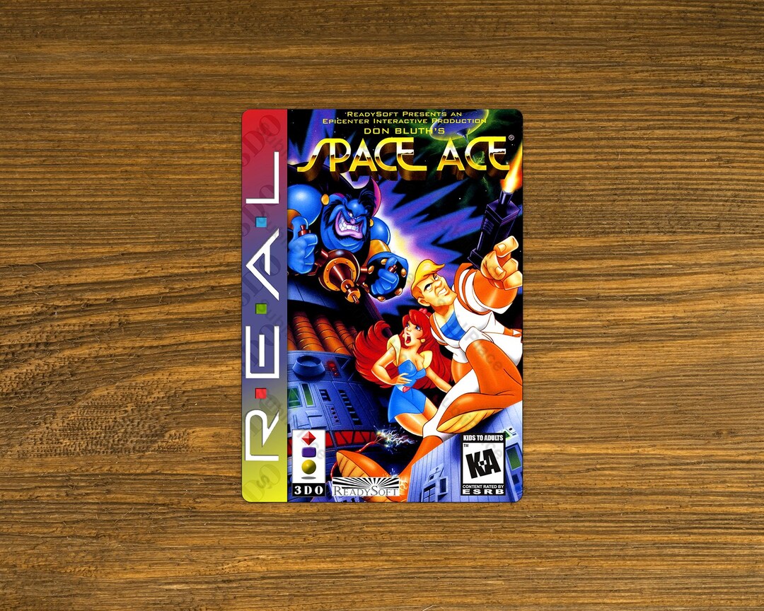 3do-spaceace Box Cover Video Game Image on a Fridge Magnet 2.5"x3.5 ...