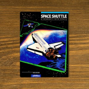 Atari 5200 Space Shuttle Box Cover & Activision Space Shuttle Pilot ...