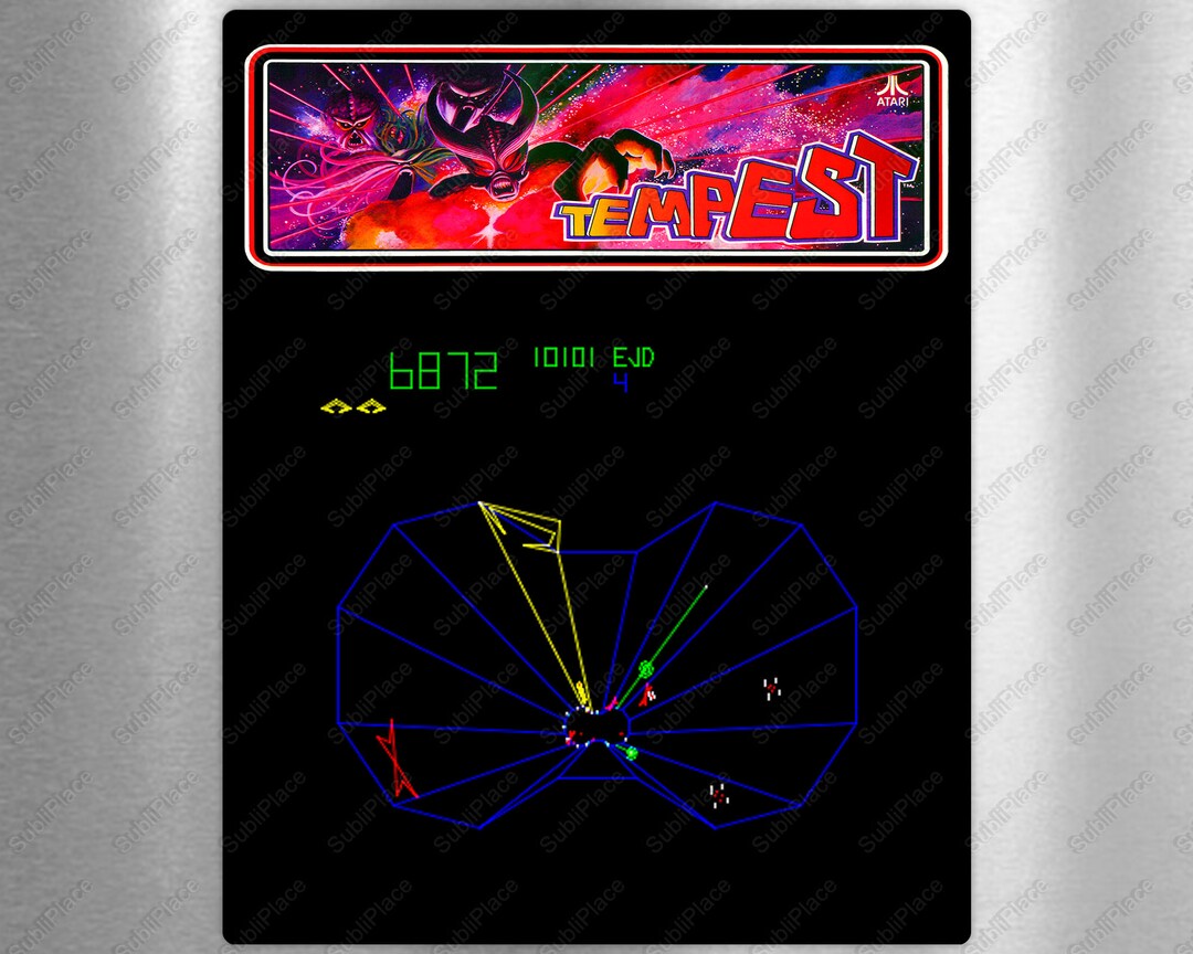 Tempest Arcade Game Marquee & Screenshot 8x10 - Etsy