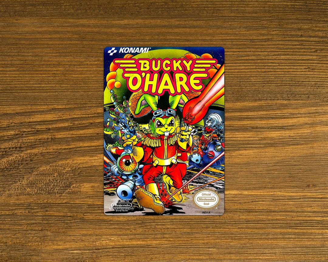 Bucky O'hare NES Box Cover Video Game Image on Fridge Magnet 2.5"x3.5 ...