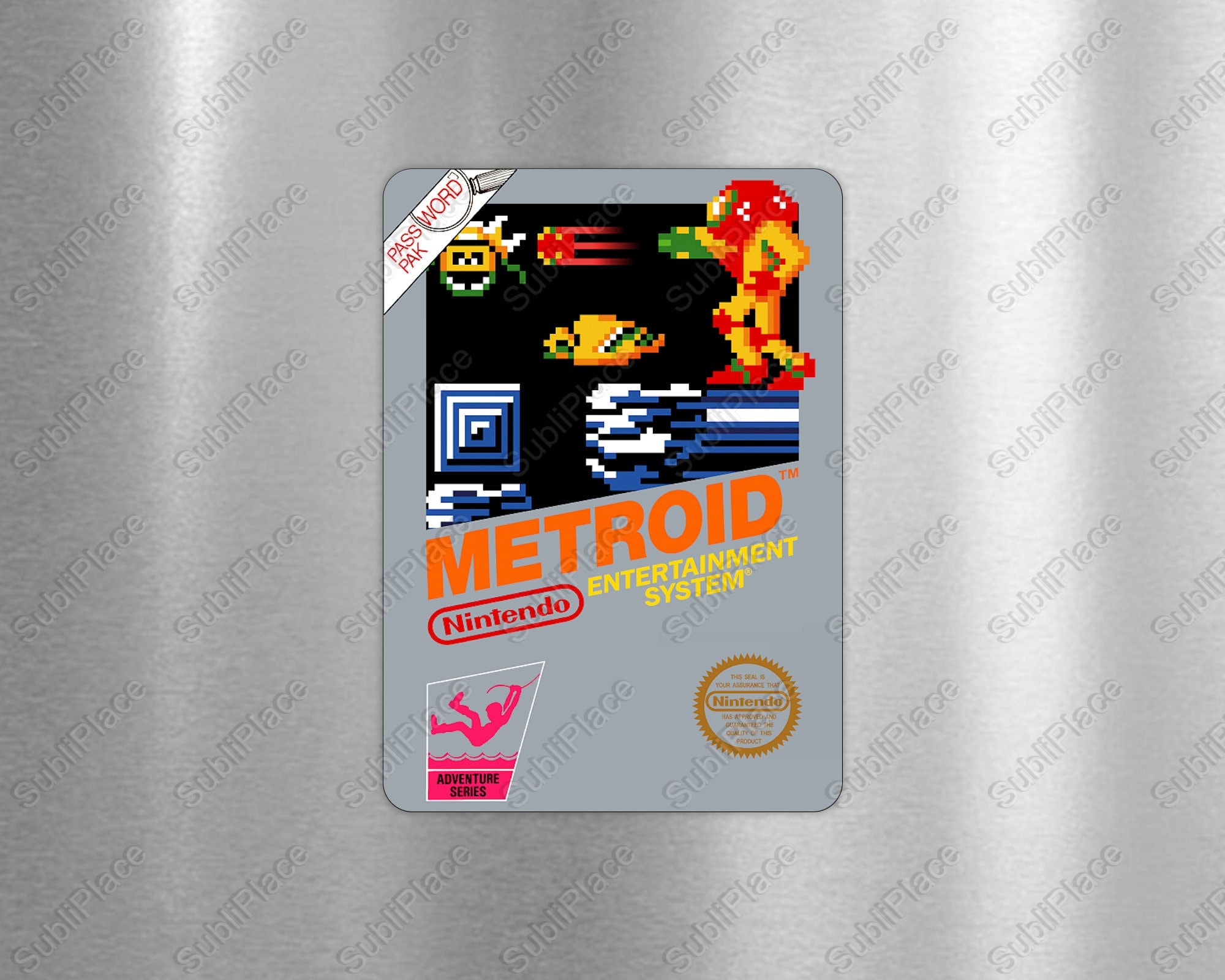Metroid NES Box Cover Video Game Fridge Magnet - Etsy