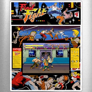 Final Fight Arcade Game Marquee Bezel & Screenshot - Etsy