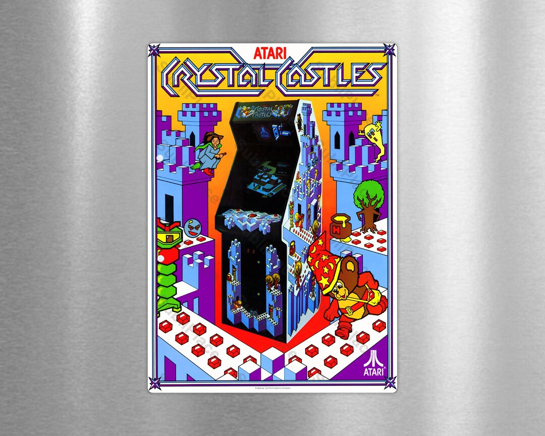 Crystal Castles Arcade Game Flyer Promo Art on a - Etsy