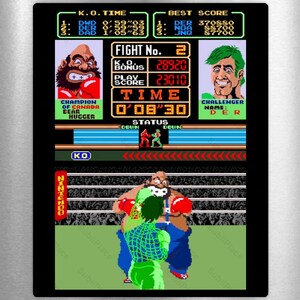 Punch-out Arcade Game Fight No. 2 Screenshot 8x10 Metal Plate High ...