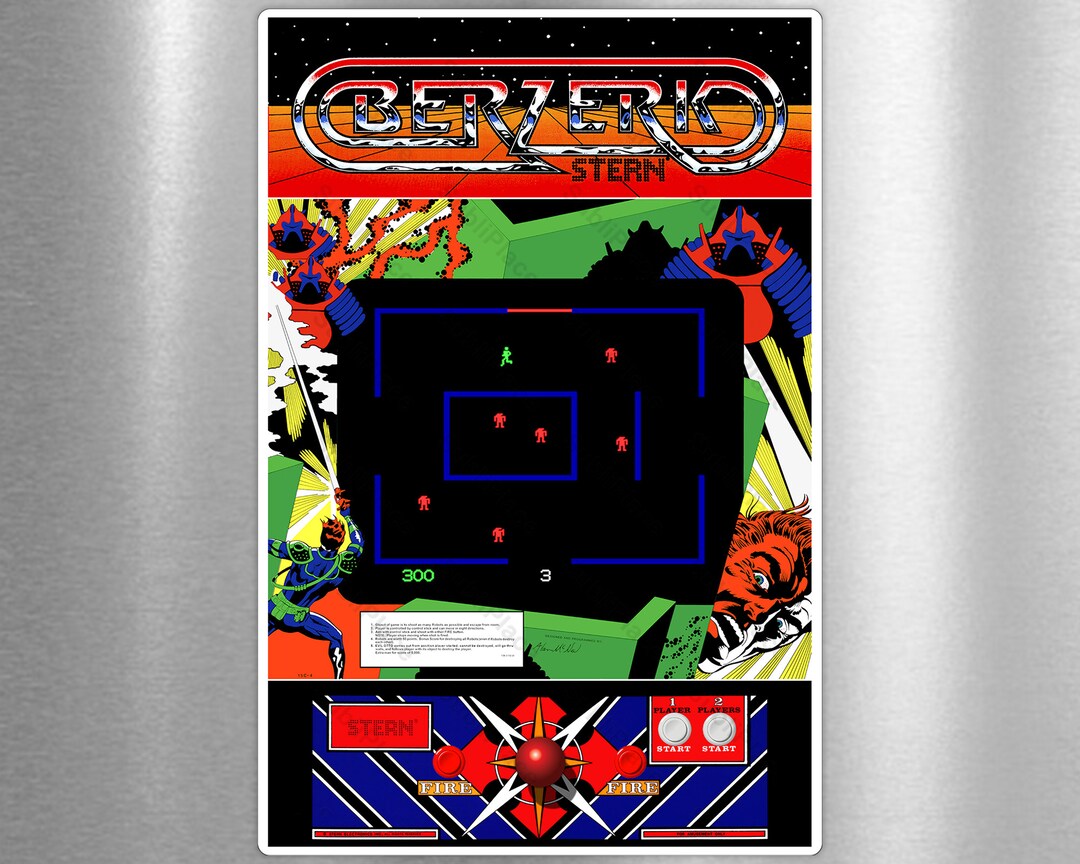 Berserk Arcade Game Marquee, Bezel, Screenshot & Control Panel Image on ...