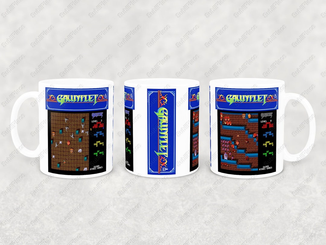 Gauntlet Arcade Game Marquee and Gameplay Screenshots 11 Oz - Etsy
