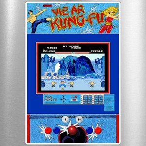 Yie Ar Kung-fu Arcade Game Marquee, Bezel, Screenshot & Control Panel ...