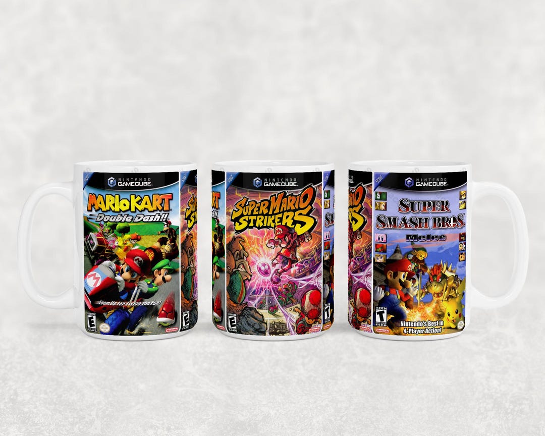 Mario Kart Super Mario Strikers Super Smash Bros Gamecube Video Game ...