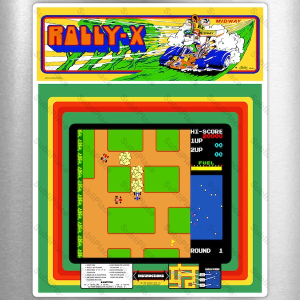 Rally X Arcade - Etsy