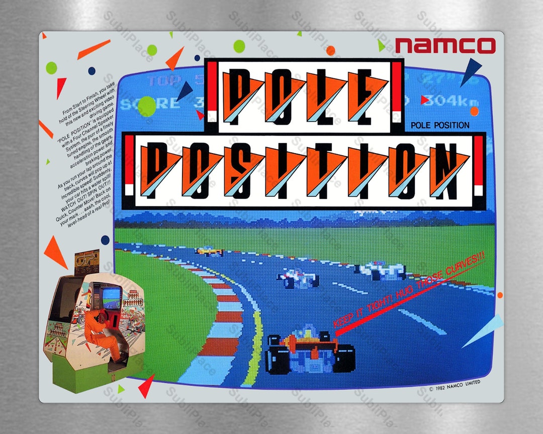 Pole Position Arcade Game Flyer Promo Art 8x10 - Etsy
