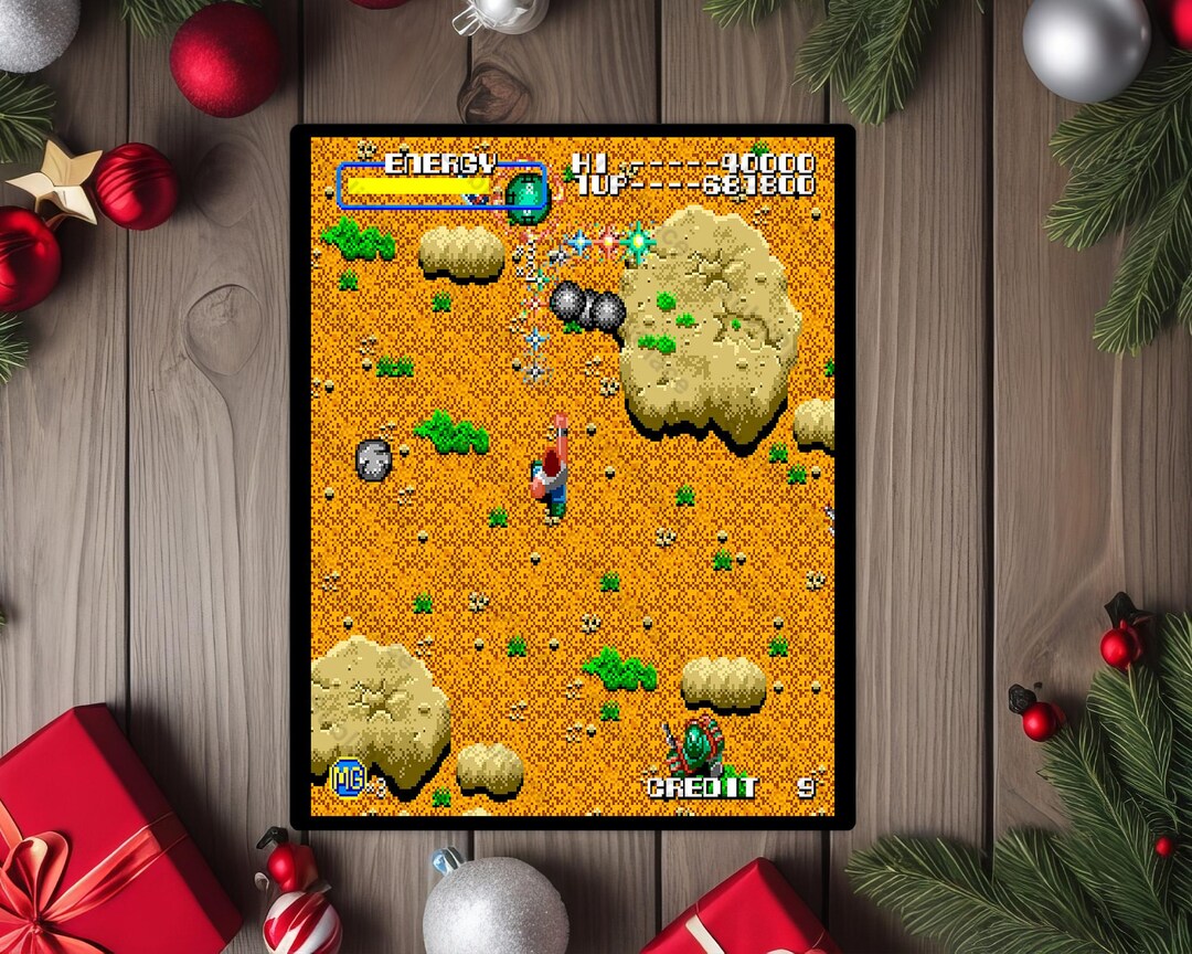 Mighty Guy Arcade Game Screenshot Image on a 8"x10" Metal Plate - High ...