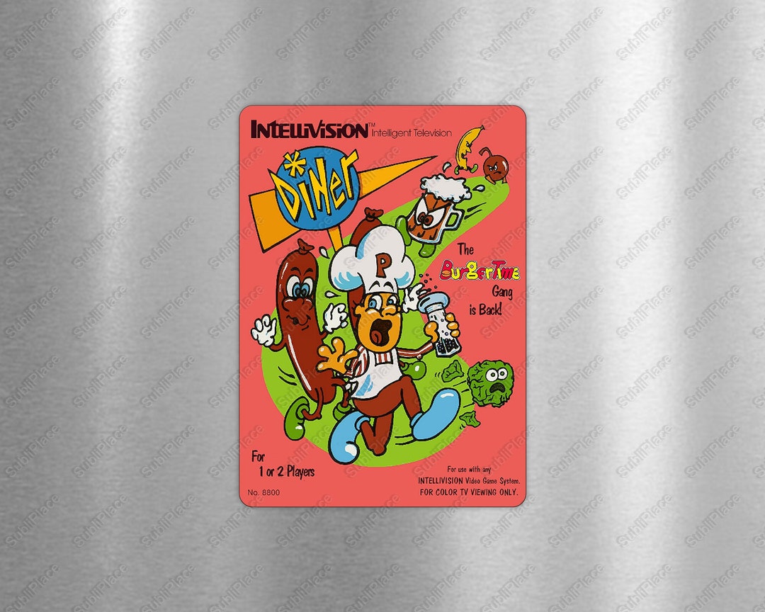 Diner Intellivision Box Cover Video Game Fridge Magnet - Etsy
