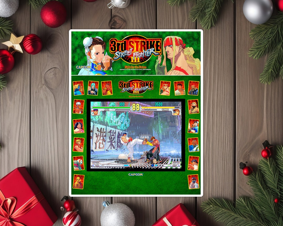 Street Fighter 3 Third Strike Arcade Game Marquee, Bezel & Screenshot 8 ...
